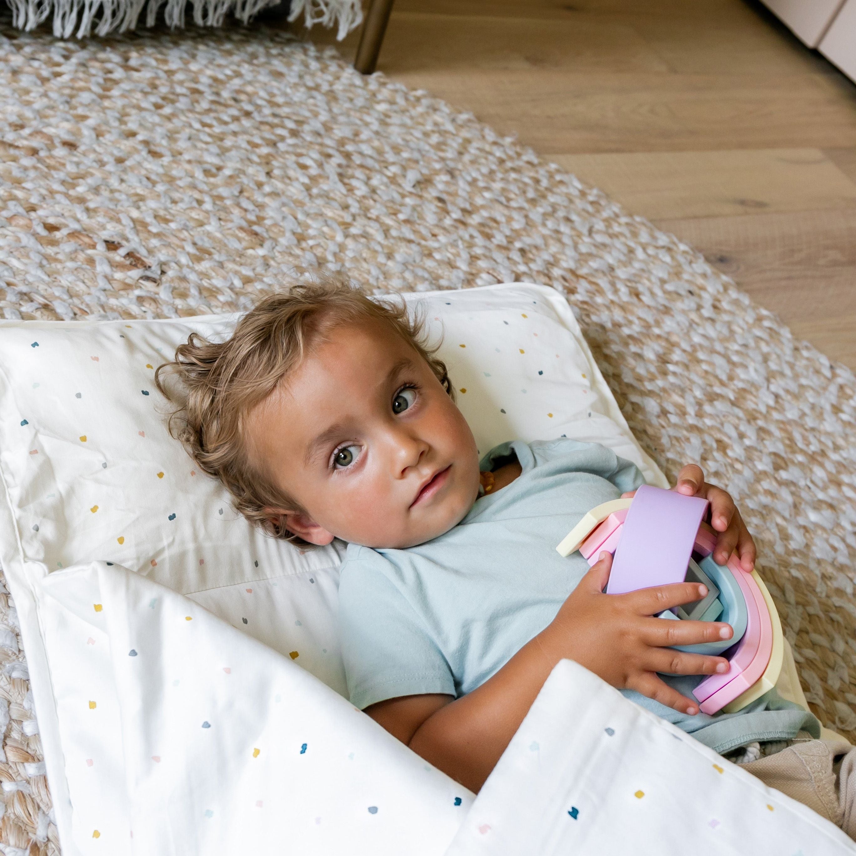Organic Toddler Nap Mats & Sleeping Mats - Dotty | Makemake Organics