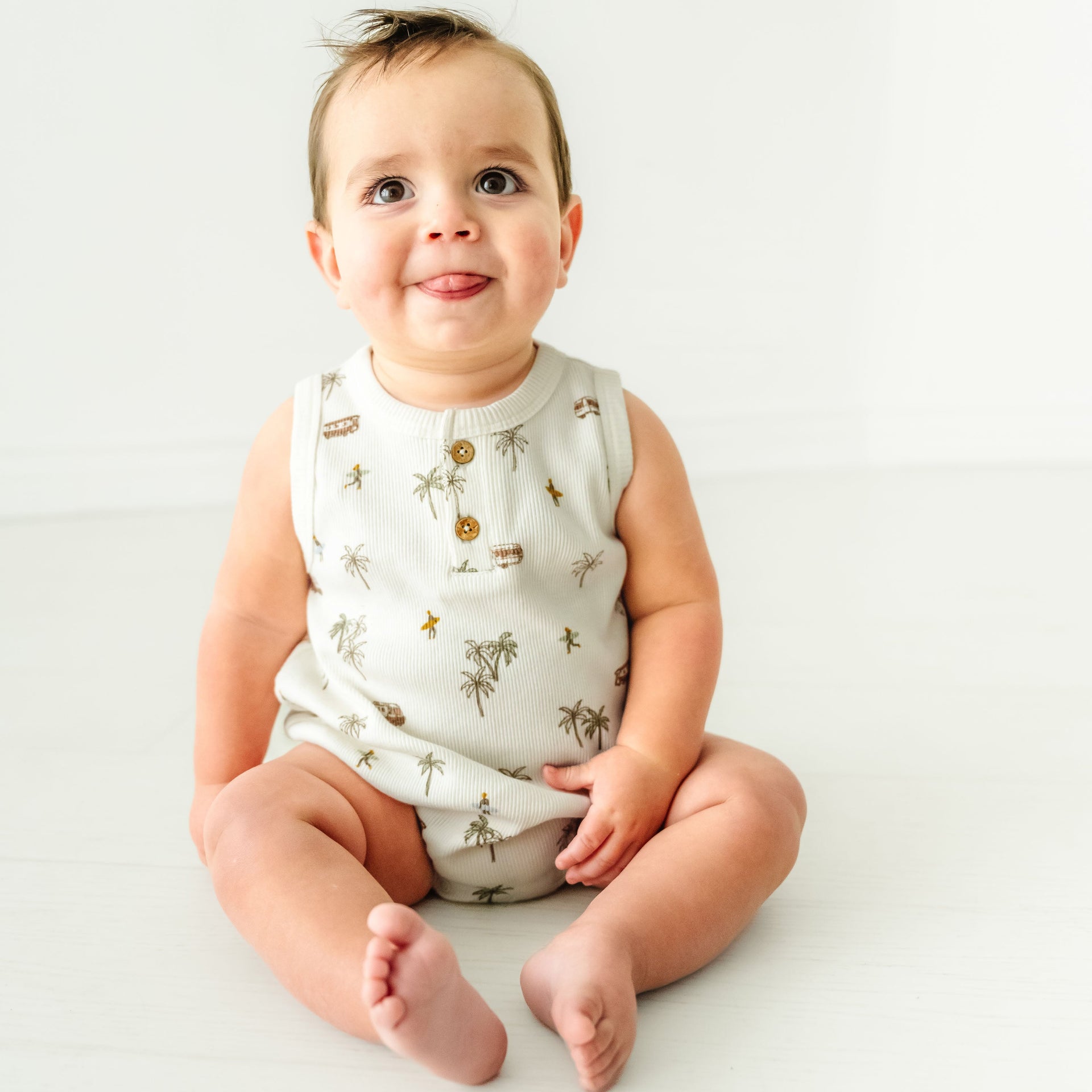 Organic Cotton One Pieces for Baby Boys and Girls | Makemake Organics